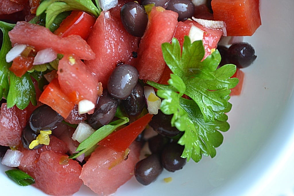 Watermelon Black Bean Salsa – RavieNomNoms