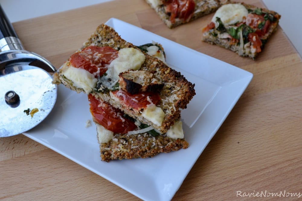 Quinoa Pizza Crust – RavieNomNoms