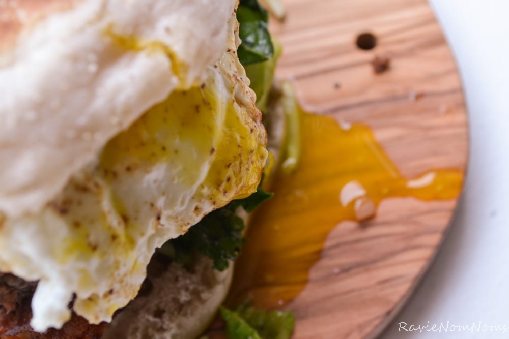 Broccoli & Cheddar Stuffed Breakfast Burger for Burger Month 2016 ...